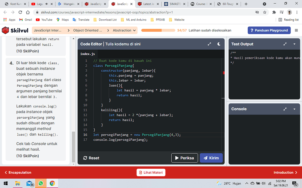 Modul 34 - OOP - Abstraction - JavaScript Intermediate - Forum Skilvul Modul 34 - OOP - Abstraction - JavaScript Intermediate - Forum Skilvul